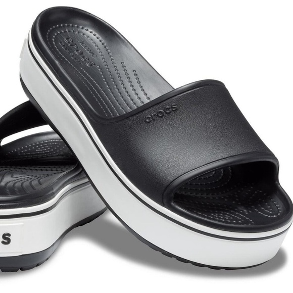 CROCS | Shoes | Crocs Iconic Crocs Comfort Platform Slide Sandals ...